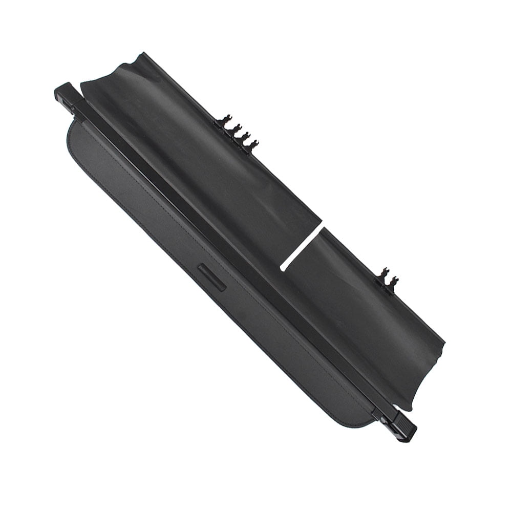 Black Retractable Cargo Cover Security Rear Trunk Shade Replacement for ...