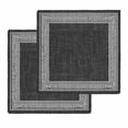 Black Retro Greek Key Kitchen Dish Towels for Drying Dishes Set of 2 ...