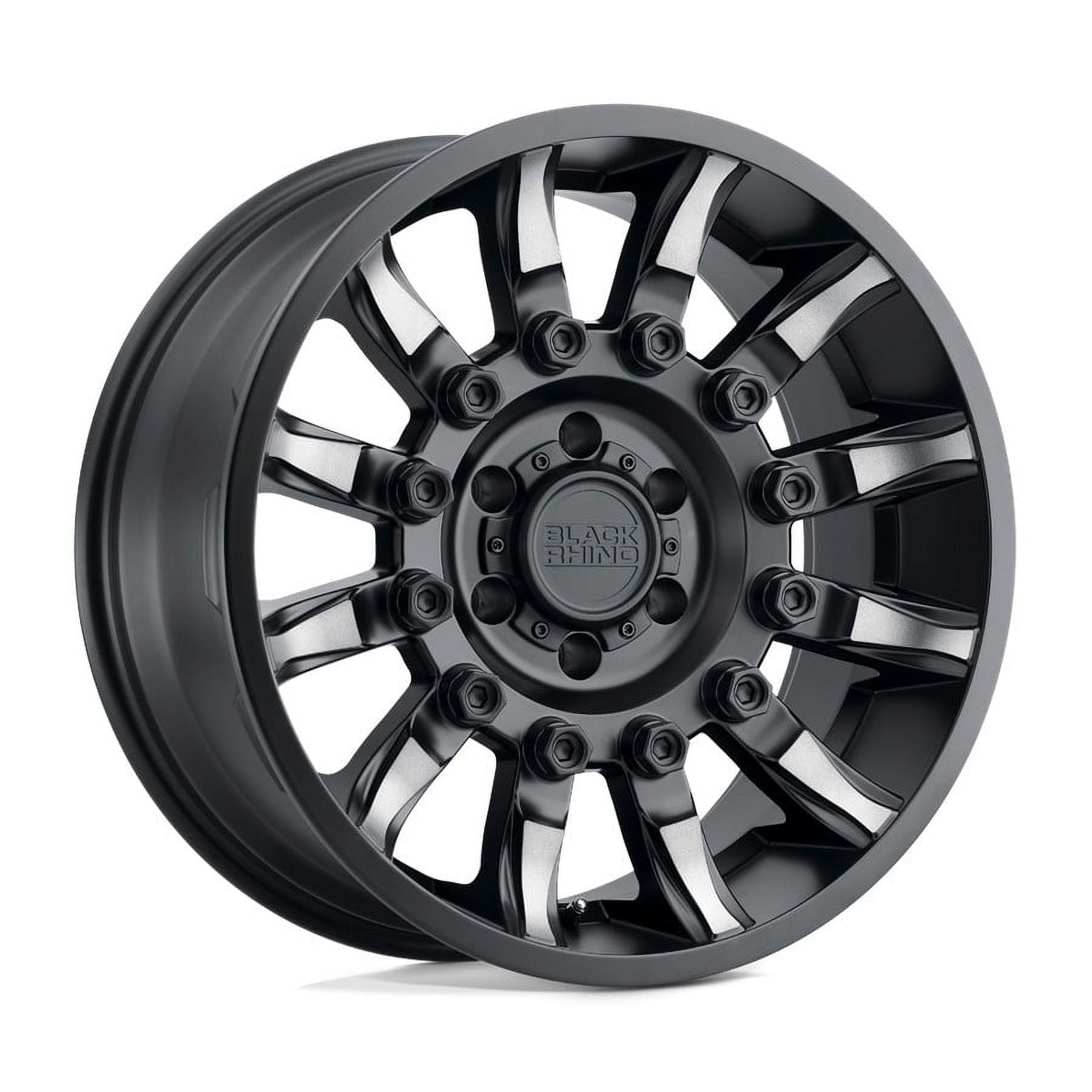 Black Rhino Cast Aluminum Rim BRMSN 20X11.5 8X6.5 M-BLK-MCH-DDT -44MM ...