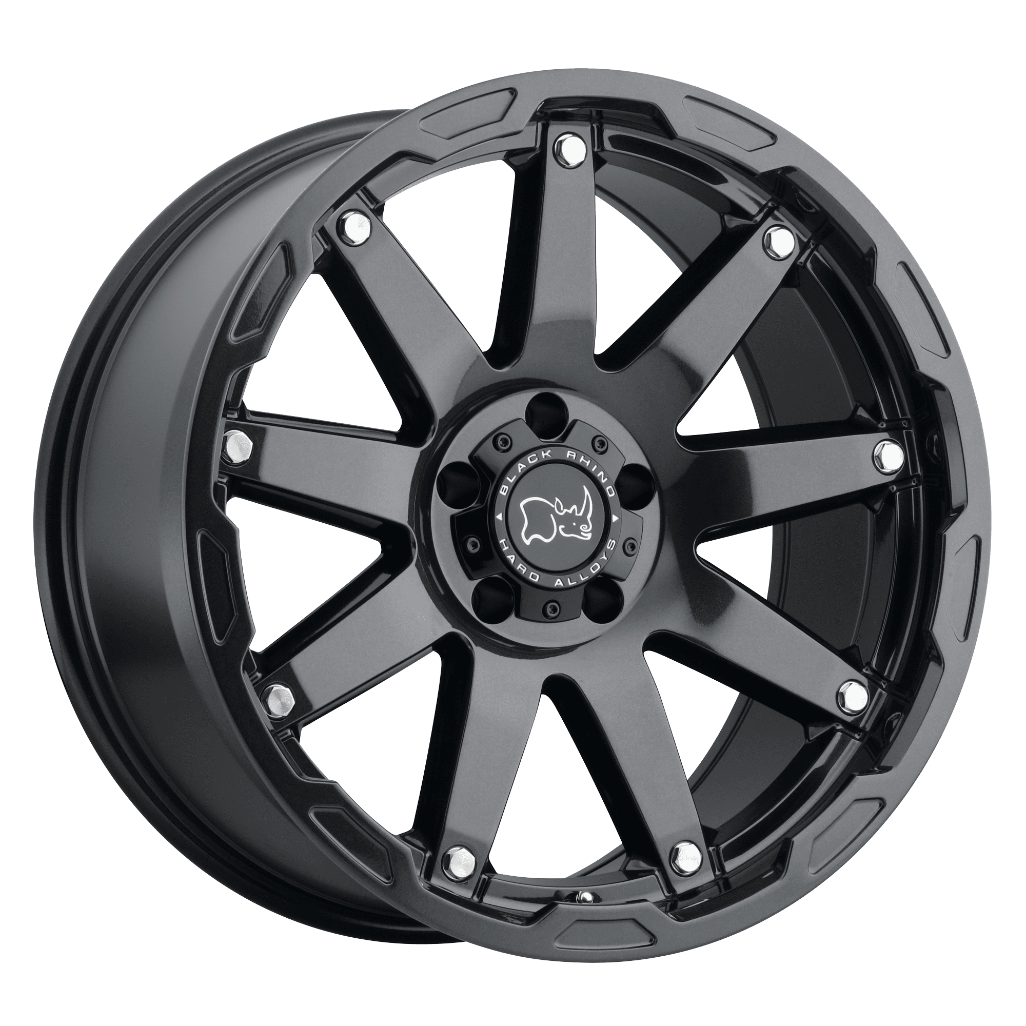 Black Rhino Cast Aluminum Rim BROCN 18X9.5 5X5.5 G-GNBLK-SSBLTS 0MM ...