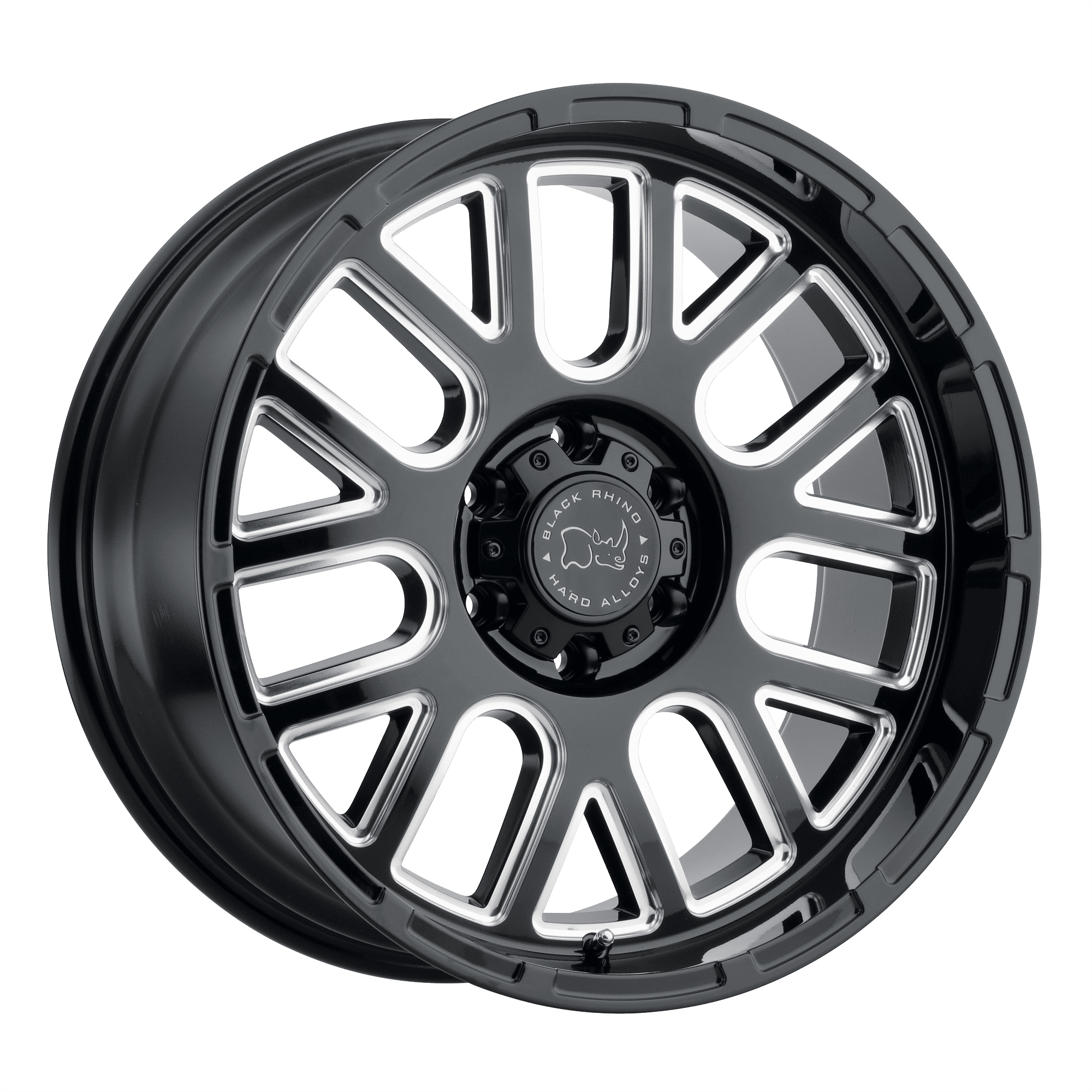 Black Rhino Cast Aluminum Rim BRPIS 20X9.5 5X5.0 G-BLK-MILL -18MM ...
