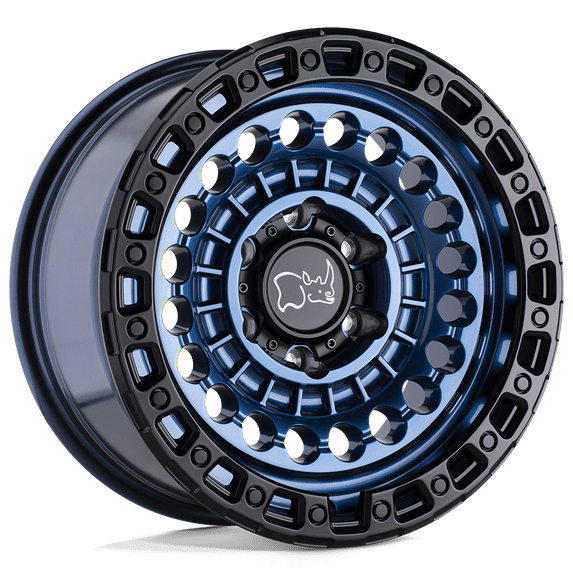 Black Rhino Cast Aluminum Rim BRSTN 20X9.5 5X5.0 CBLT-BLU-BLKLP -18MM ...