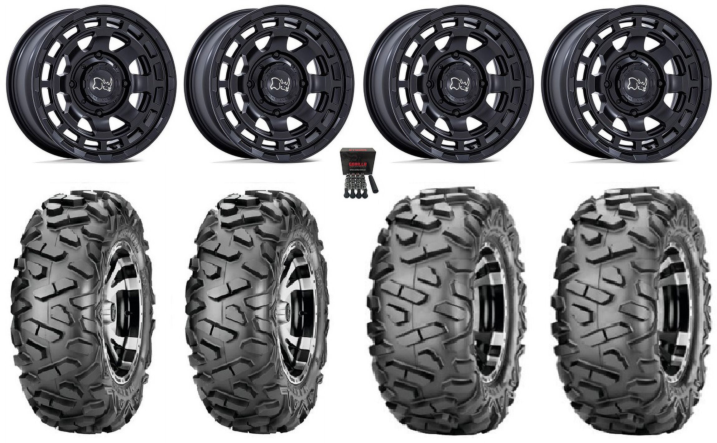 Black Rhino Chamber 14" Wheels Bk 29" BigHorn Tires Polaris RZR XP 1000 ...