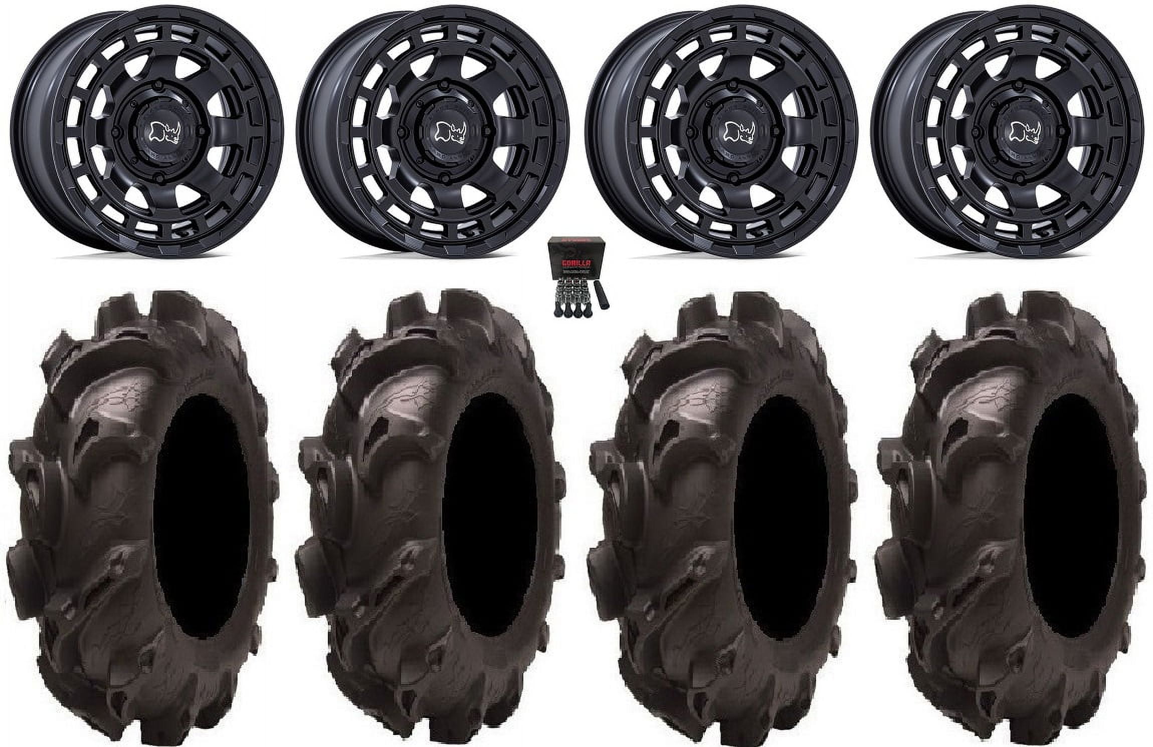 Black Rhino Chamber 14" Wheels Bk 32" Mammoth Mayhem Tires Sportsman ...