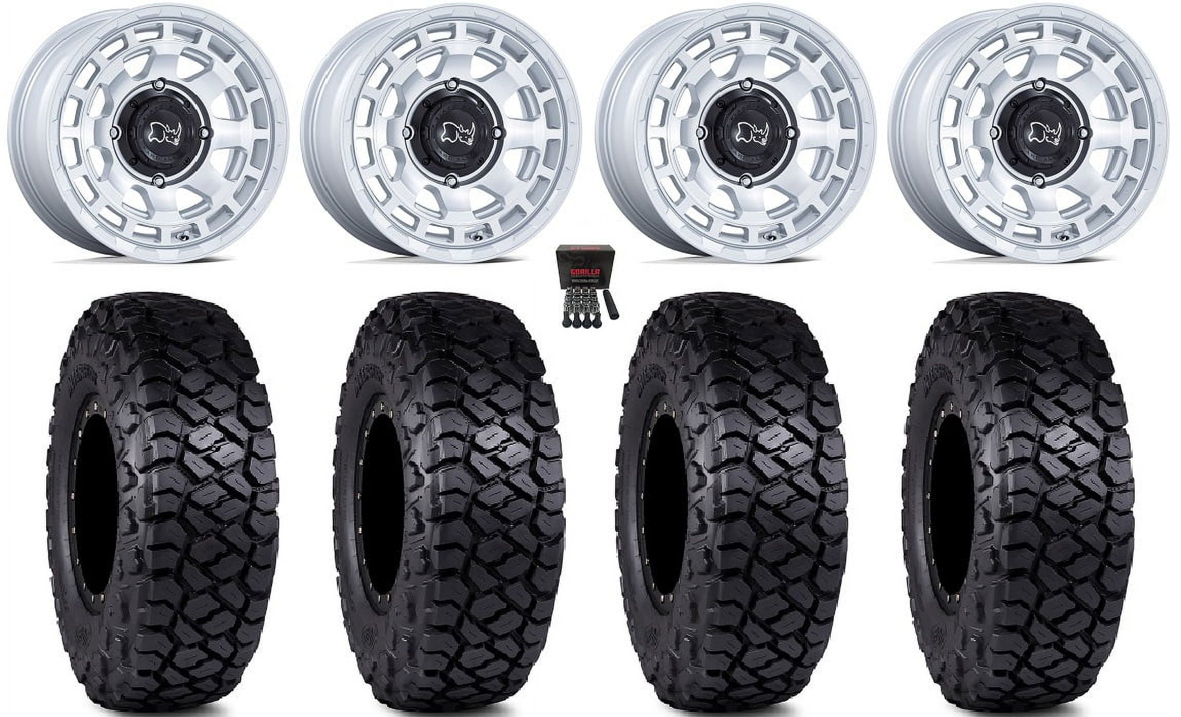 Black Rhino Chamber 14" Wheels Si 30" Intersect Tires Polaris RZR XP ...