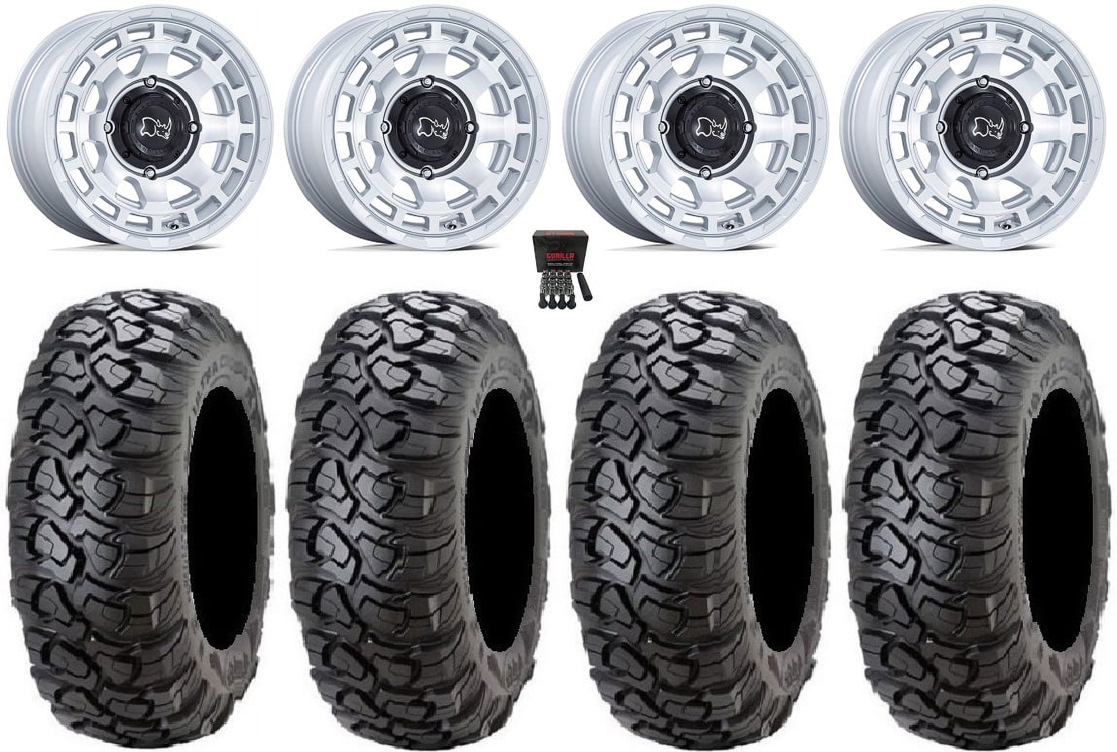 Black Rhino Chamber 14" Wheels Si 30" Ultracross Tires Kawasaki Teryx ...