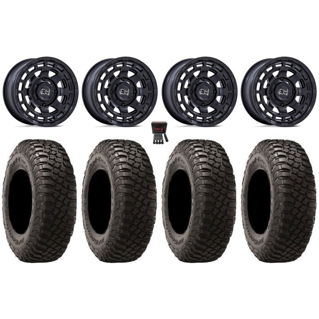Black Rhino Chamber 15" Wheels Bk 30" BFG KM3 Tires Can-Am Commander ...