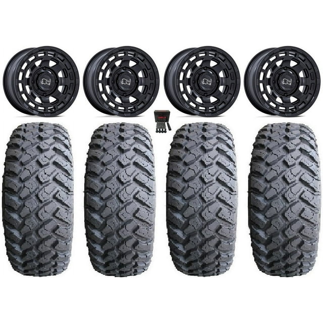 Black Rhino Chamber 15" Wheels Bk 30" MotoHammer Tires Sportsman RZR ...