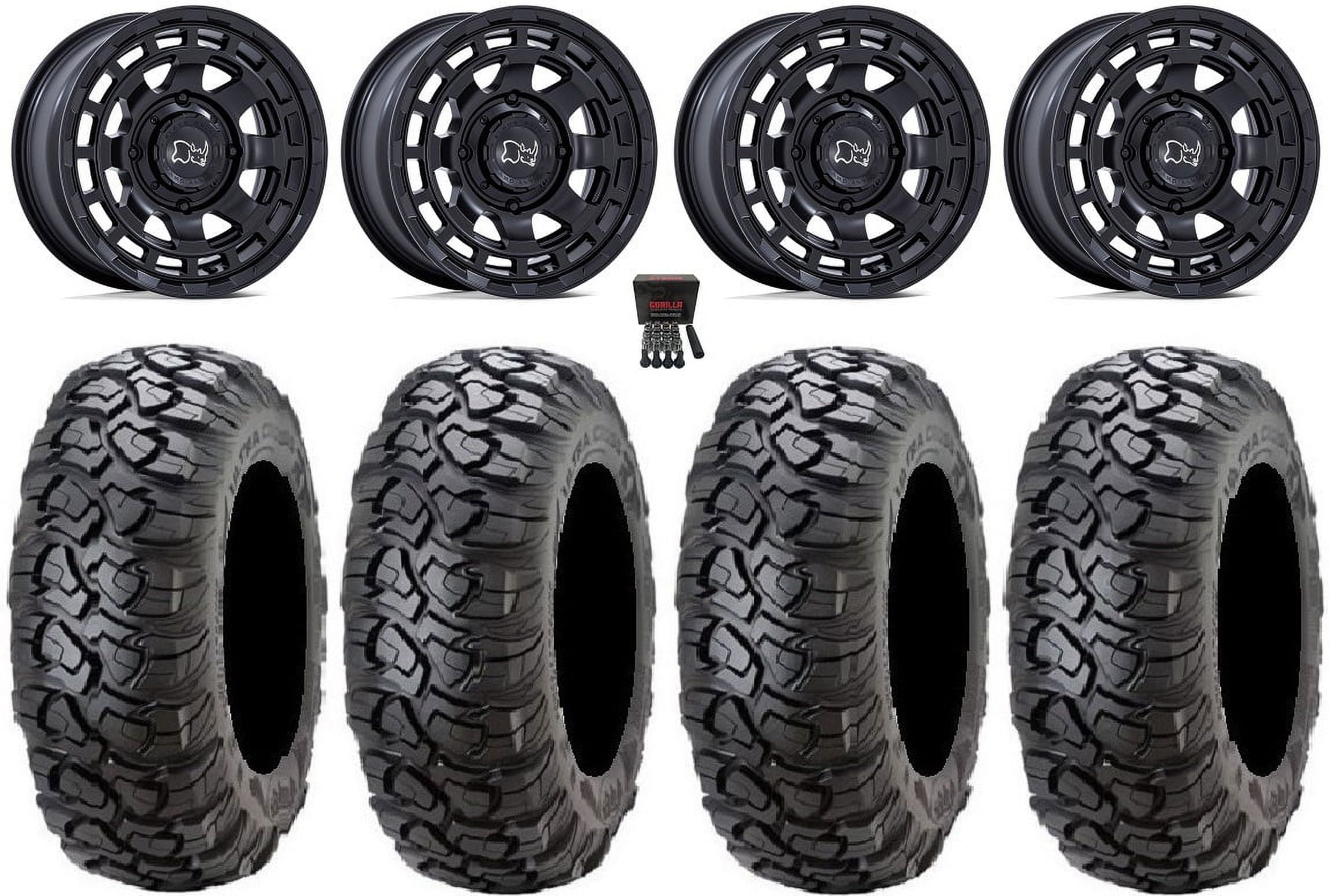 Black Rhino Chamber 15" Wheels Bk 32" Ultracross Tires Polaris RZR XP ...