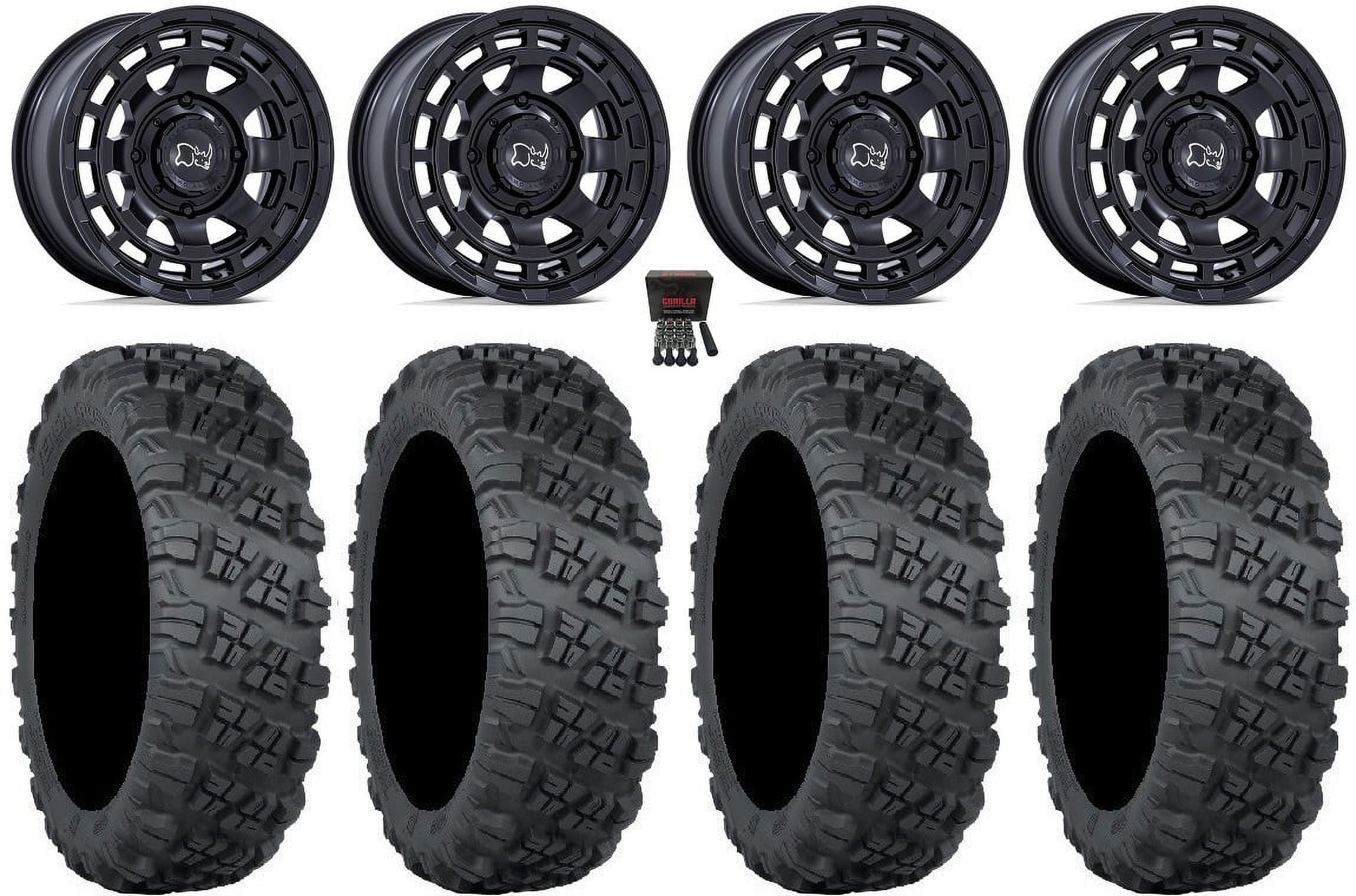 Black Rhino Chamber 15" Wheels Bk 35" Versa Cross V3 Tires Sportsman ...