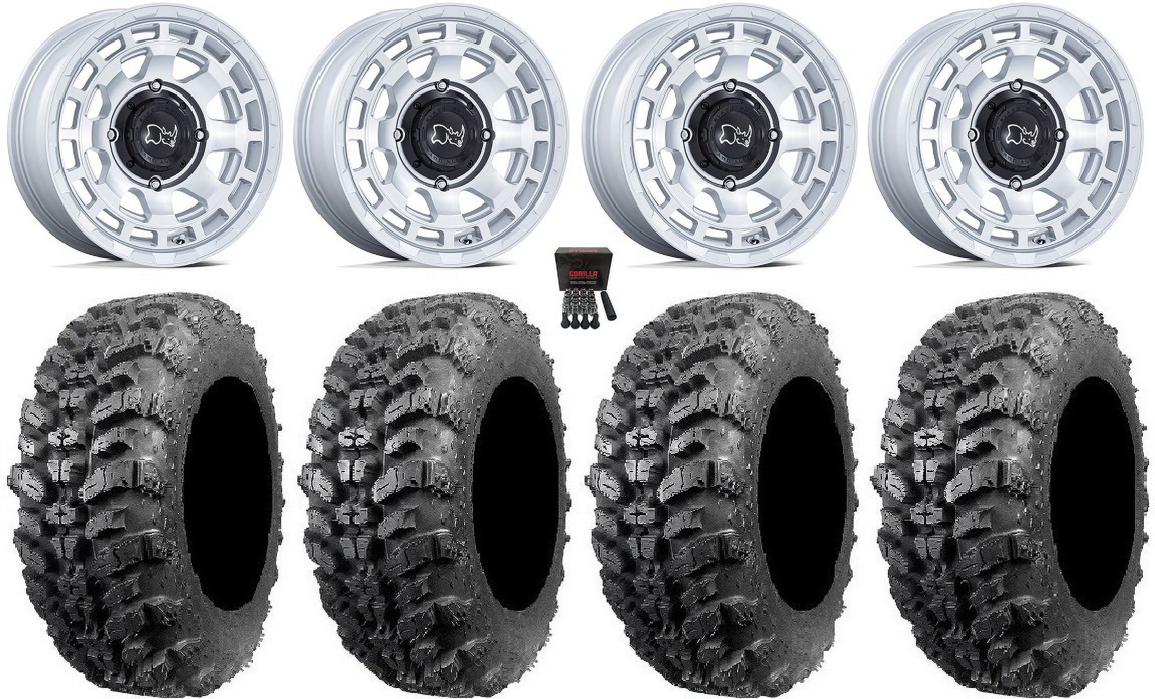 Black Rhino Chamber 15" Wheels Si 28" Sniper 920 Tires Sportsman 550 ...