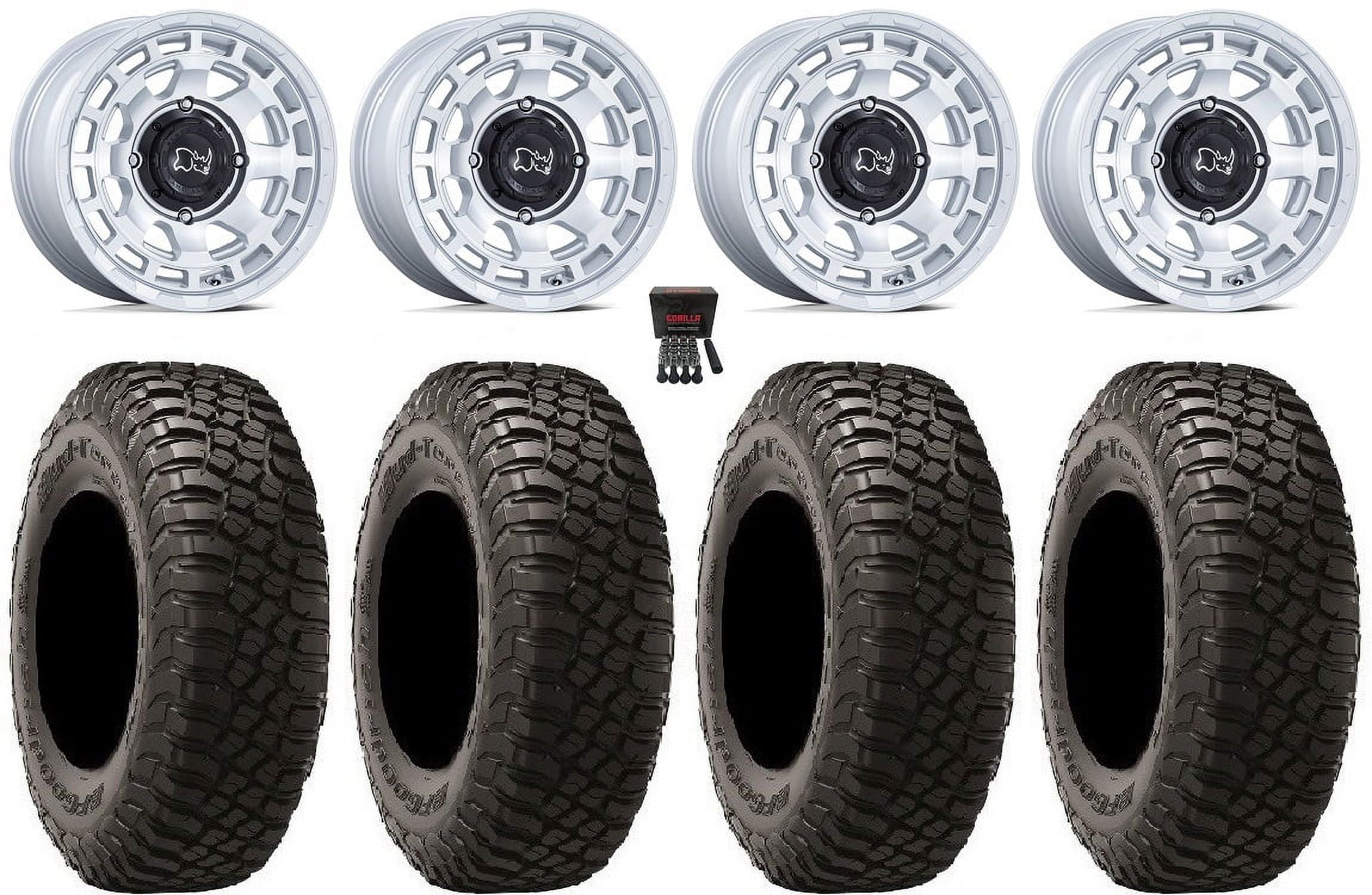 Black Rhino Chamber 15" Wheels Si 30" BFG KM3 Tires Polaris RZR XP 1000 ...