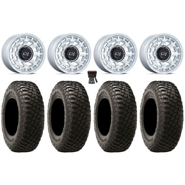 Black Rhino Chamber 15" Wheels Si 30" BFG KM3 Tires Polaris RZR XP 1000 ...