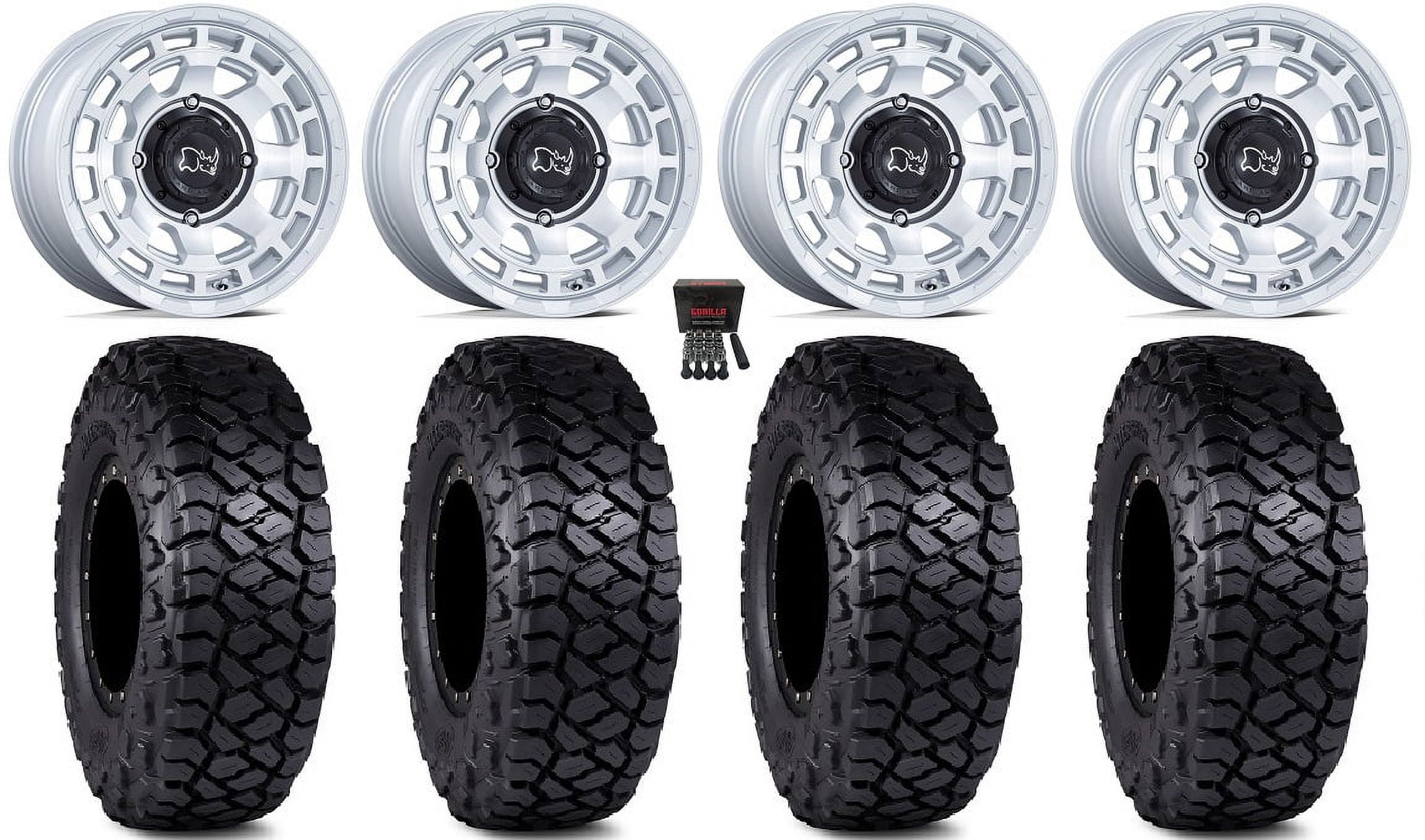 Black Rhino Chamber 15" Wheels Si 32" Intersect Tires Can-Am Maverick ...