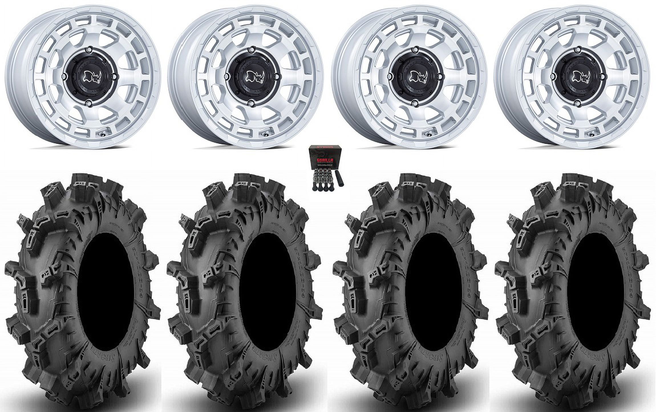 Black Rhino Chamber 15" Wheels Si 32" Terminator Max Tires Yamaha ...