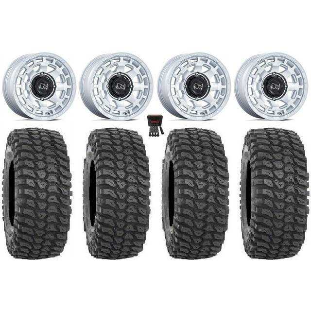 Black Rhino Chamber 15" Wheels Si 33" XCR350 Tires Can-Am Commander ...