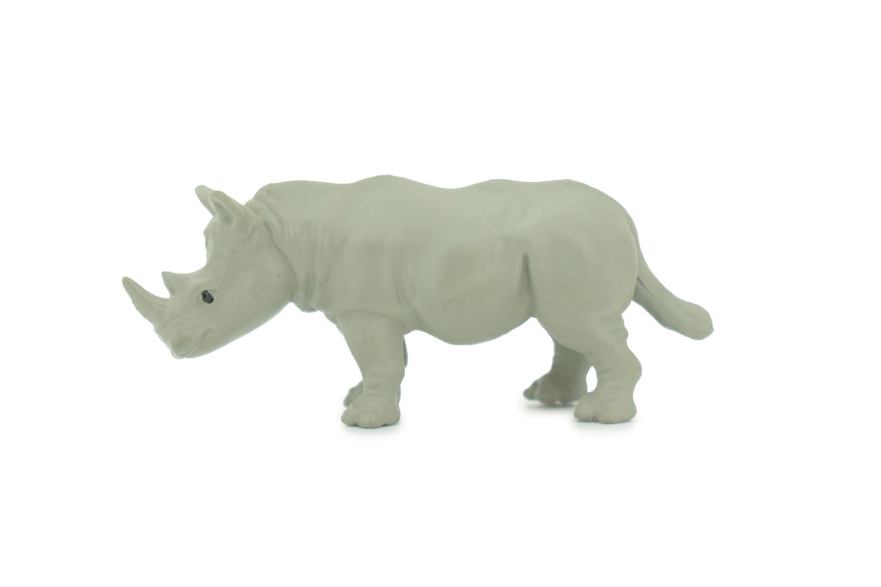 Black Rhino, Diceros bicornis, Educational, Rubber Animal, Realistic ...