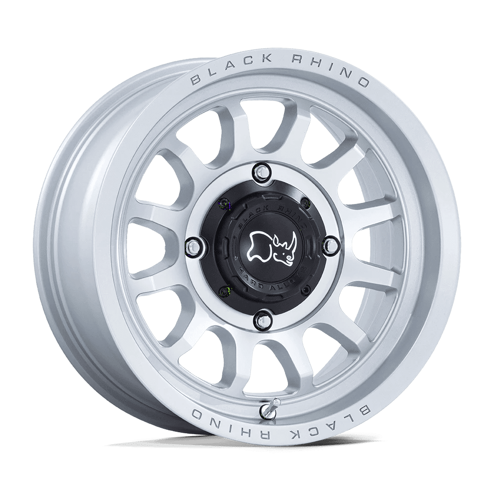 Black Rhino Powersports Cast Aluminum Wheel BU001 15x7 4x110 H-SLV MCH ...