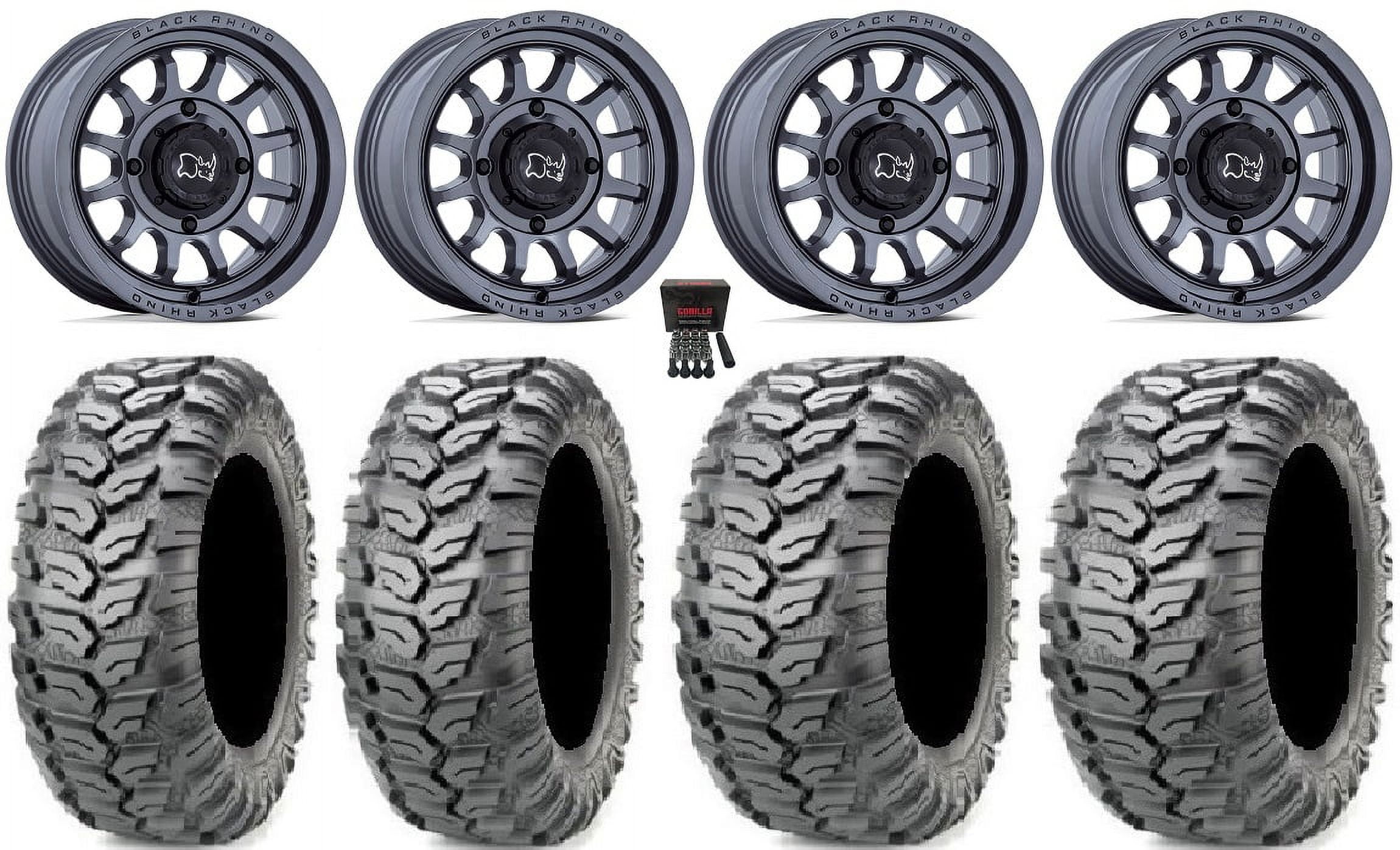 Black Rhino Rapid 14" Wheels Gm 26" Ceros Tires Polaris RZR XP 1000 ...