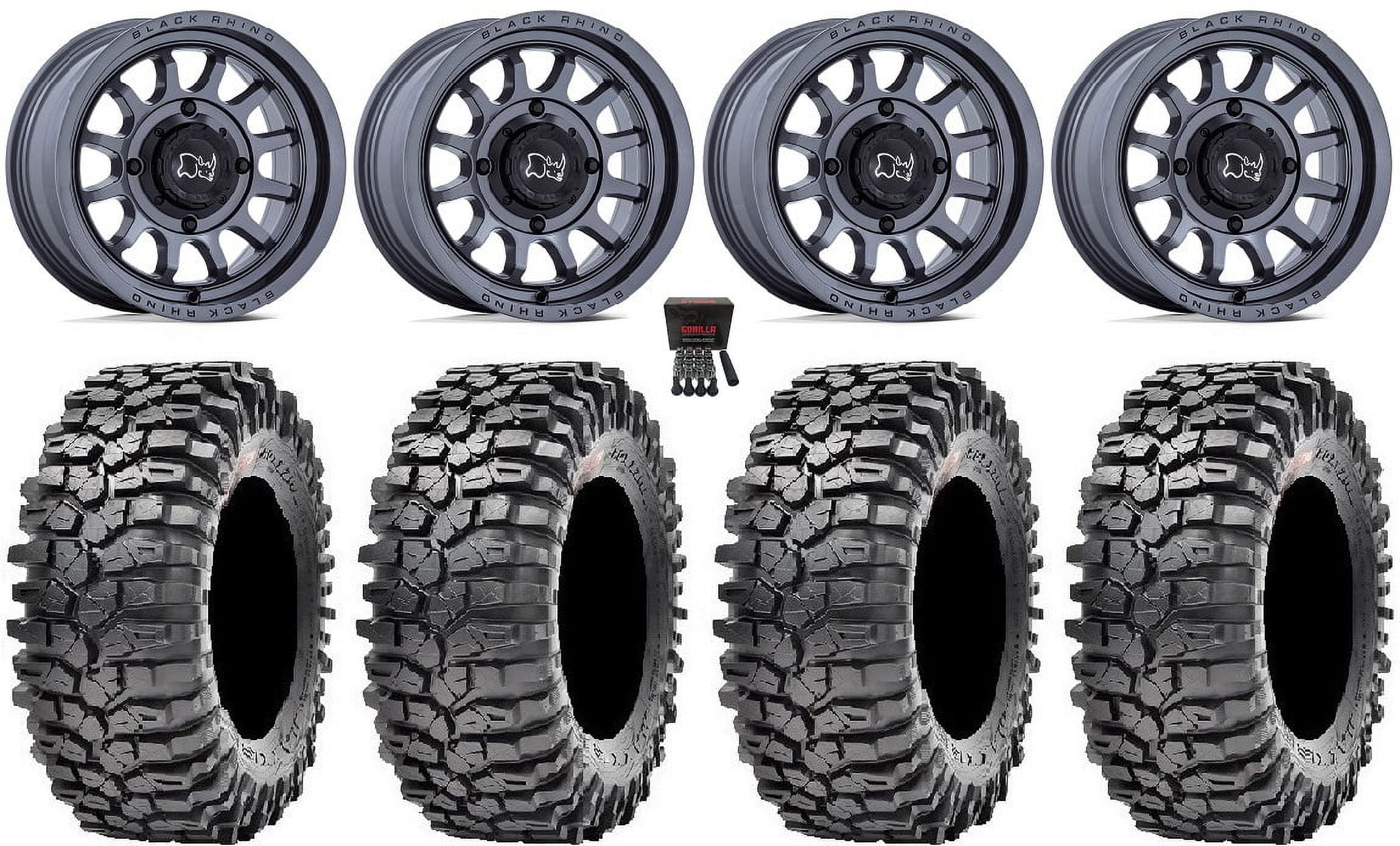 Black Rhino Rapid 14" Wheels Gm 32" Roxxzilla 396 Tires Can-Am ...