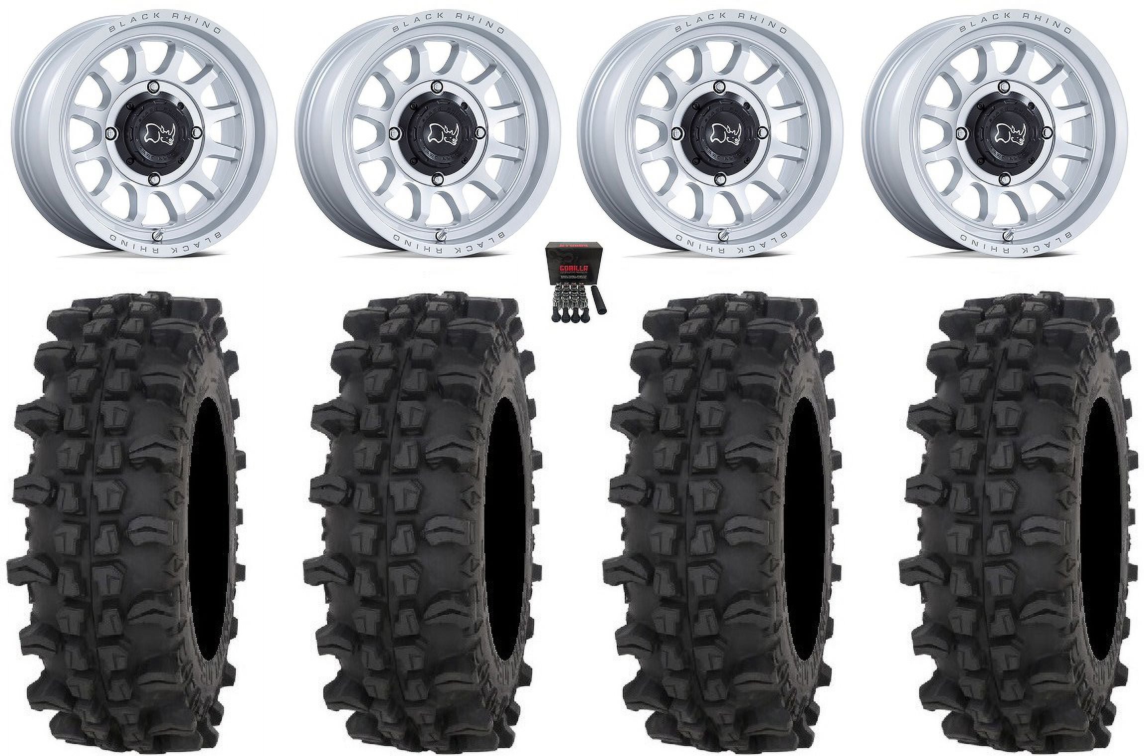 Black Rhino Rapid 14" Wheels Si 28" ACP Tires Sportsman RZR Ranger ...
