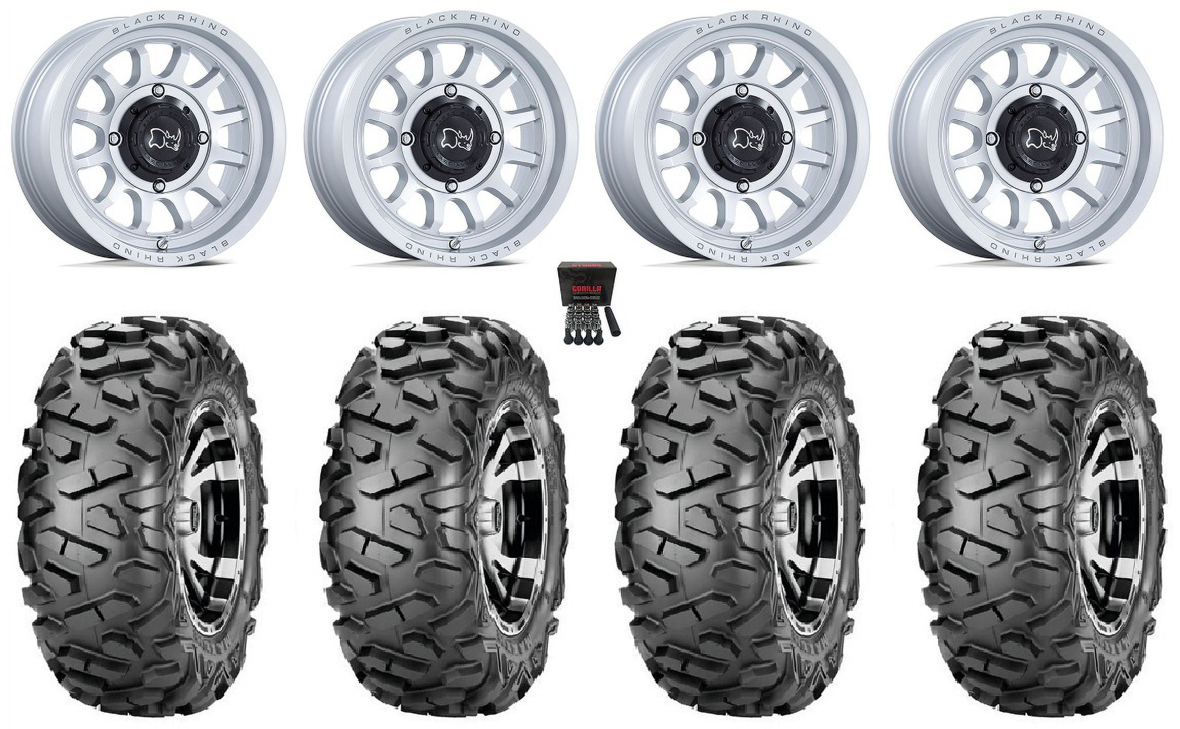 Black Rhino Rapid 14" Wheels Si 30" BigHorn Tires Polaris RZR XP 1000 ...