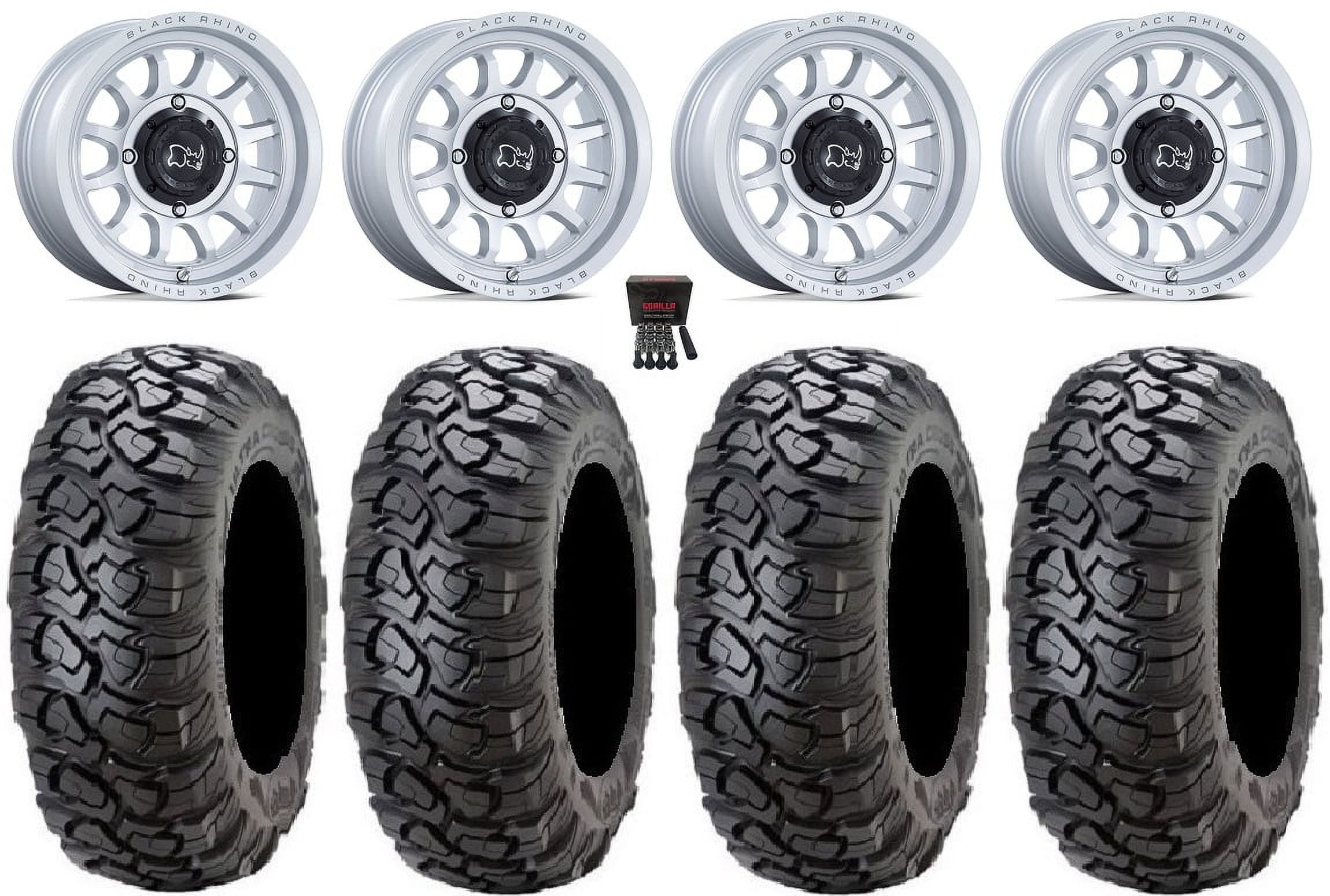 Black Rhino Rapid 14" Wheels Si 30" Ultracross Tires Sportsman RZR ...