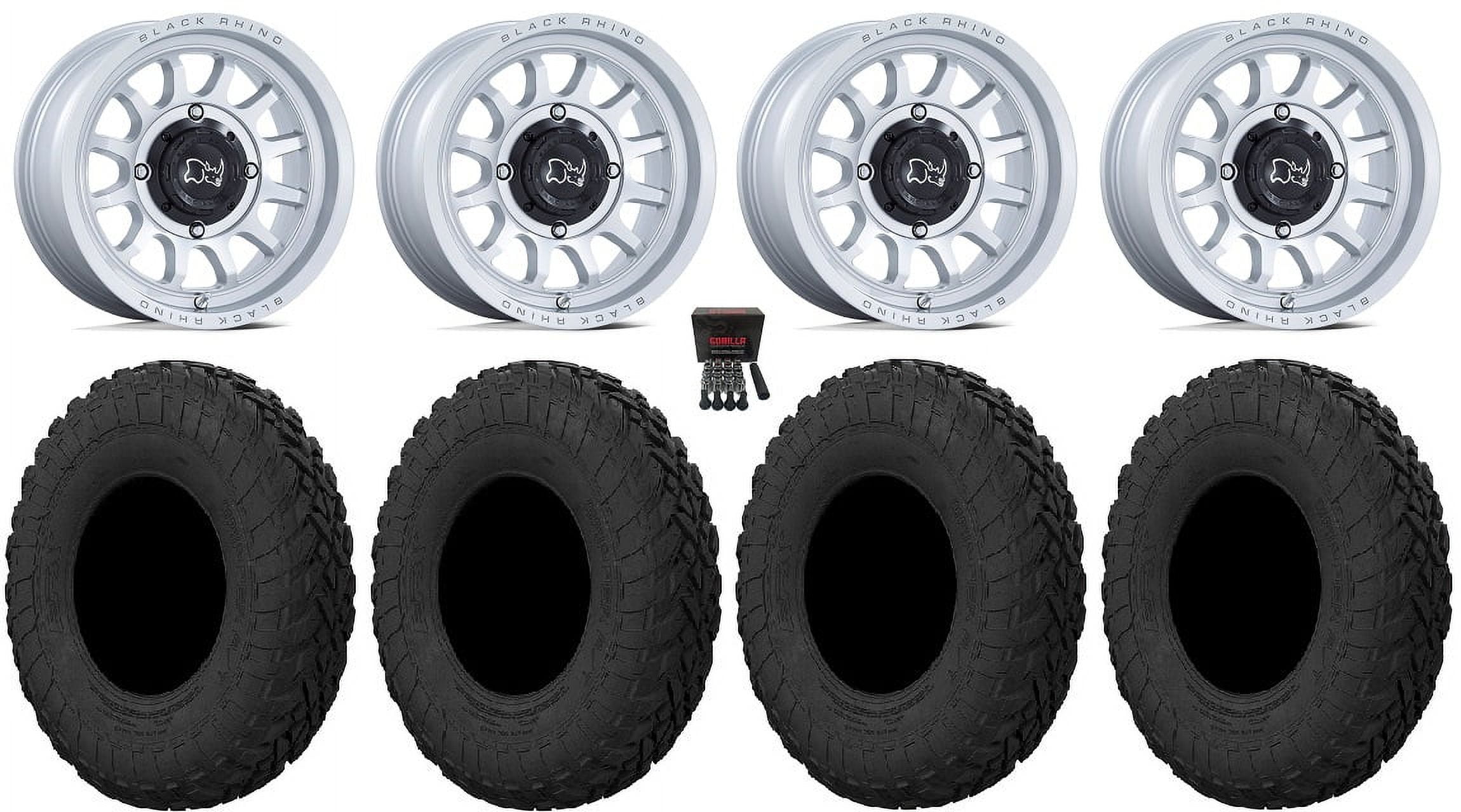 Black Rhino Rapid 14" Wheels Si 32" Gripper R/T Tires Sportsman RZR ...