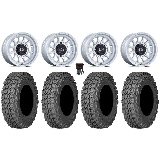 Black Rhino Rapid 14" Wheels Si 32" X Comp ATR Tires Can-Am Maverick X3 ...