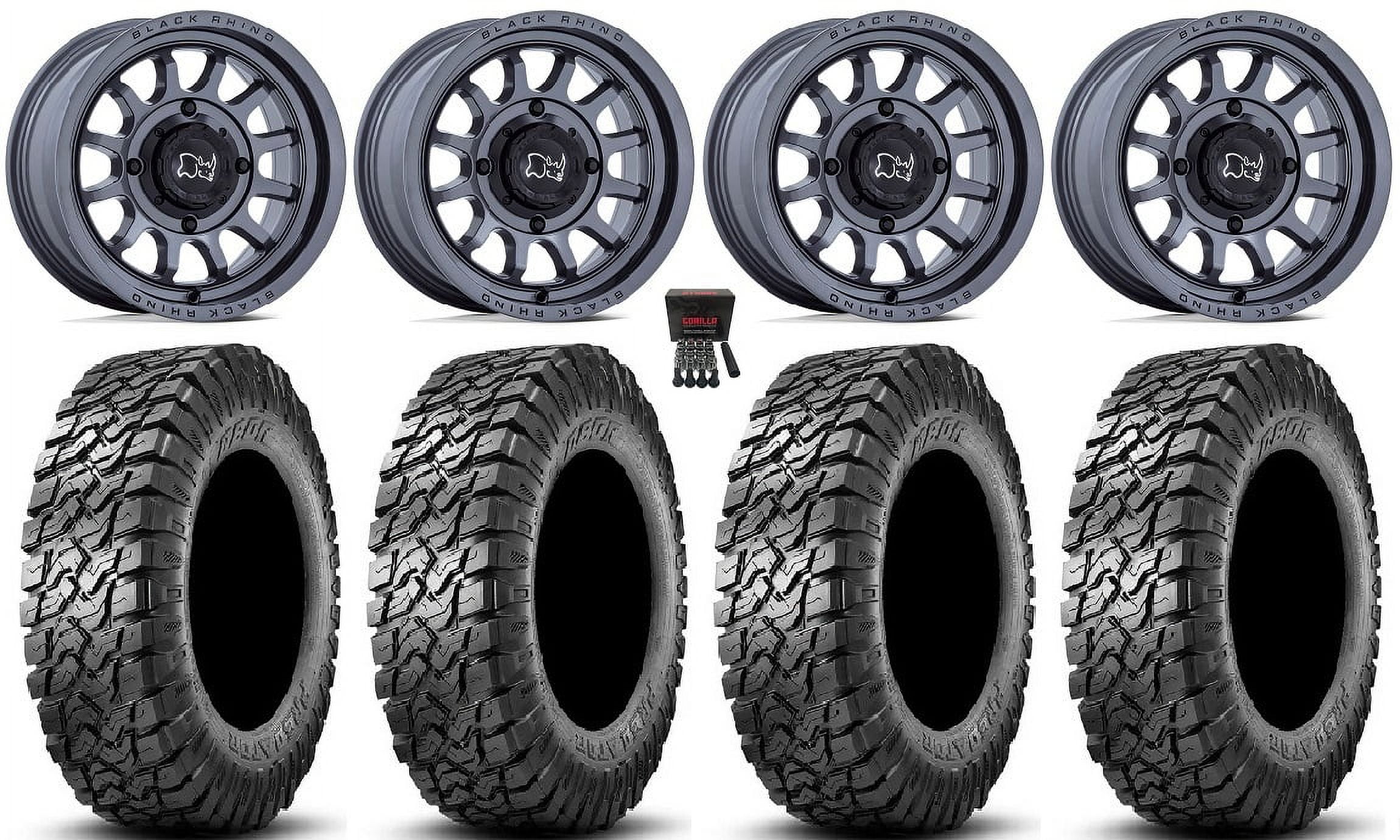 Black Rhino Rapid 15" Wheels Gm 32" Predator Tires Polaris RZR XP 1000 ...