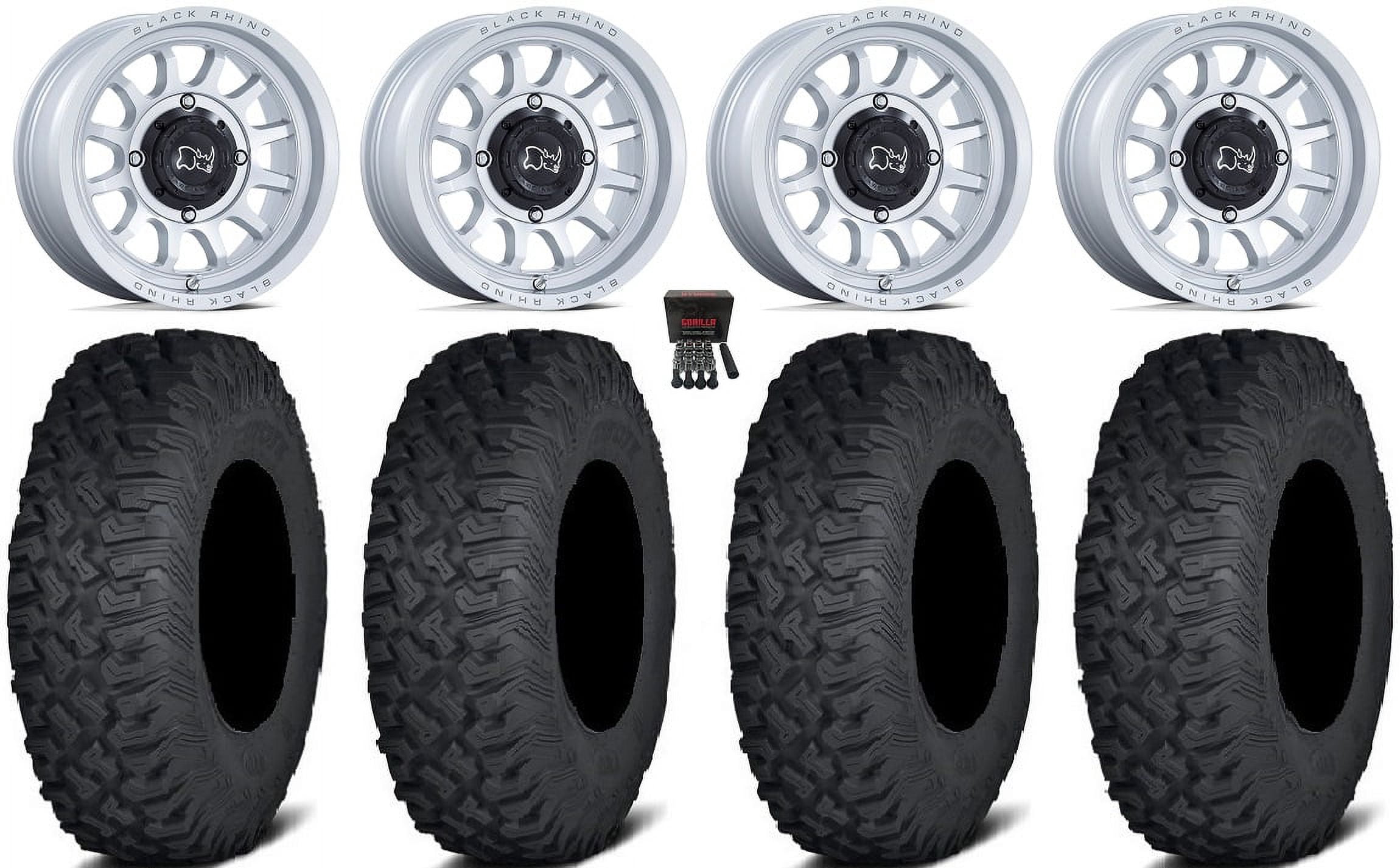 Black Rhino Rapid 15" Wheels Si 33" Coyote Tires Can-Am Commander ...