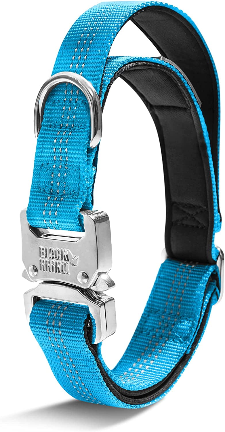 Black Rhino - Tactical Dog Collar Ultra-Soft Neoprene Padded Dog ...