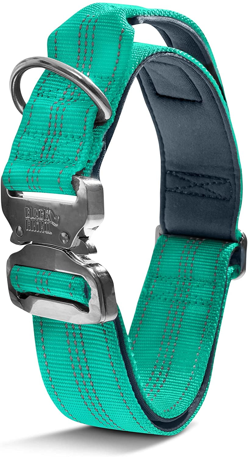 Black Rhino - Tactical Dog Collar, Ultra-Soft Padded, Heavy Duty Buckle ...