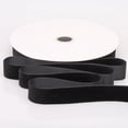 Black Ribbon,1 Inch x 25 Yards Single-Faced Nylon Wrapping Ribbon for ...