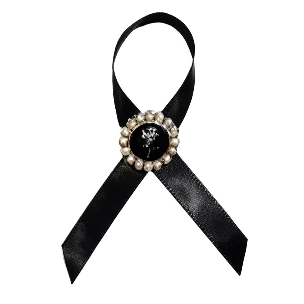 Black Ribbon Pins Melanoma Skin Cancer Awareness Pins Black Enamel ...