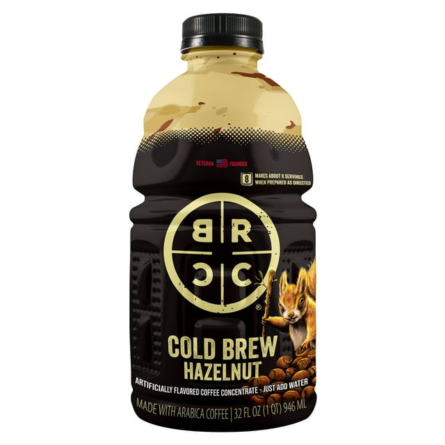 Black Rifle Coffee Company Hazelnut Cold Brew Coffee, Multi-Serve ...