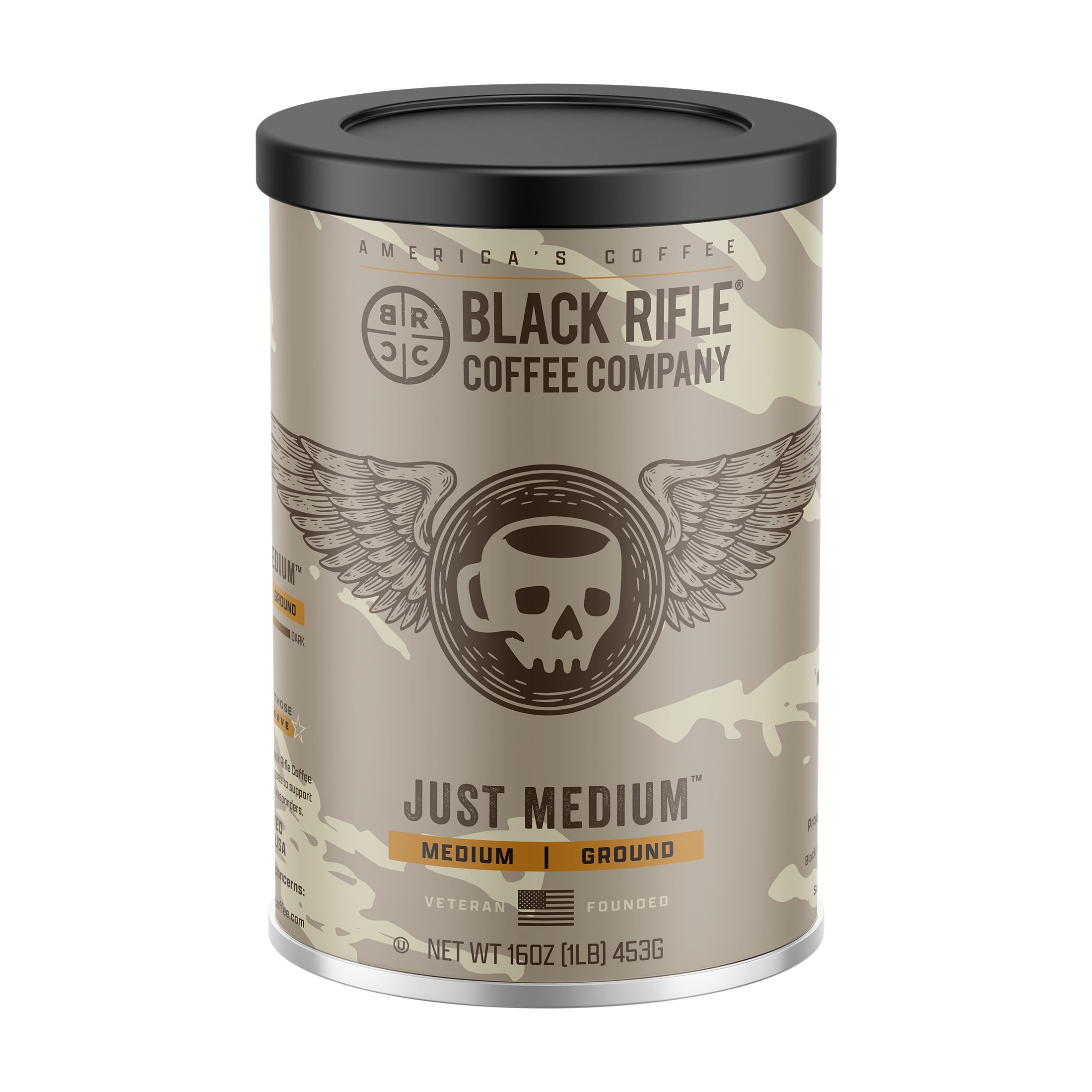 Black Rifle Coffee Company Just Medium™, Medium Roast, Ground Coffee ...