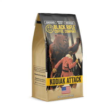 Black Rifle Coffee Company Fur Missile, Medium Roast, Ground Coffee, 12 ...