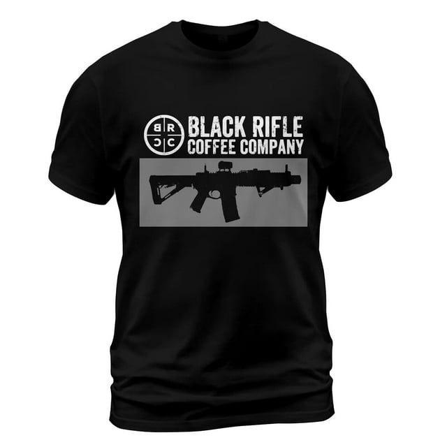 Black Rifle Coffee & Company Logo T-Shirt Made in USA Size S-5XL - Walmart.com