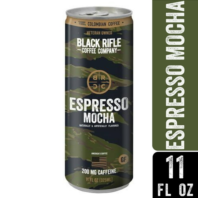 Black Rifle Coffee Company Ready-to-Drink, Iced Espresso Mocha, 11oz ...