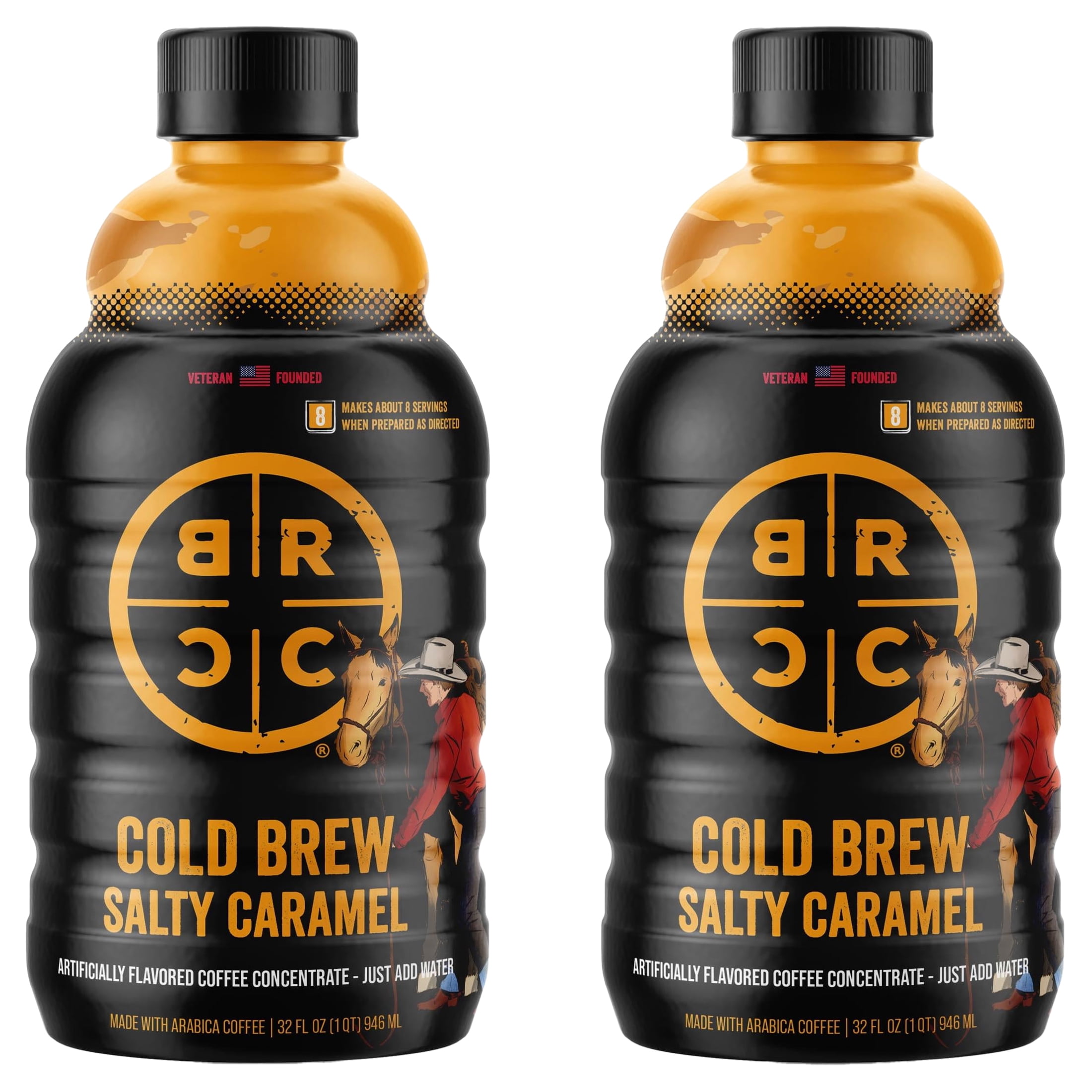(2 pack) Black Rifle Coffee Company Salty Caramel Cold Brew Coffee ...