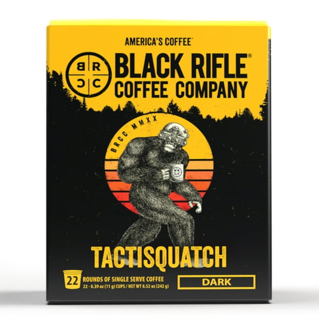 Black Rifle Coffee Company Tactisquatch K Cups Pods, Dark Roast, 22 Ct ...