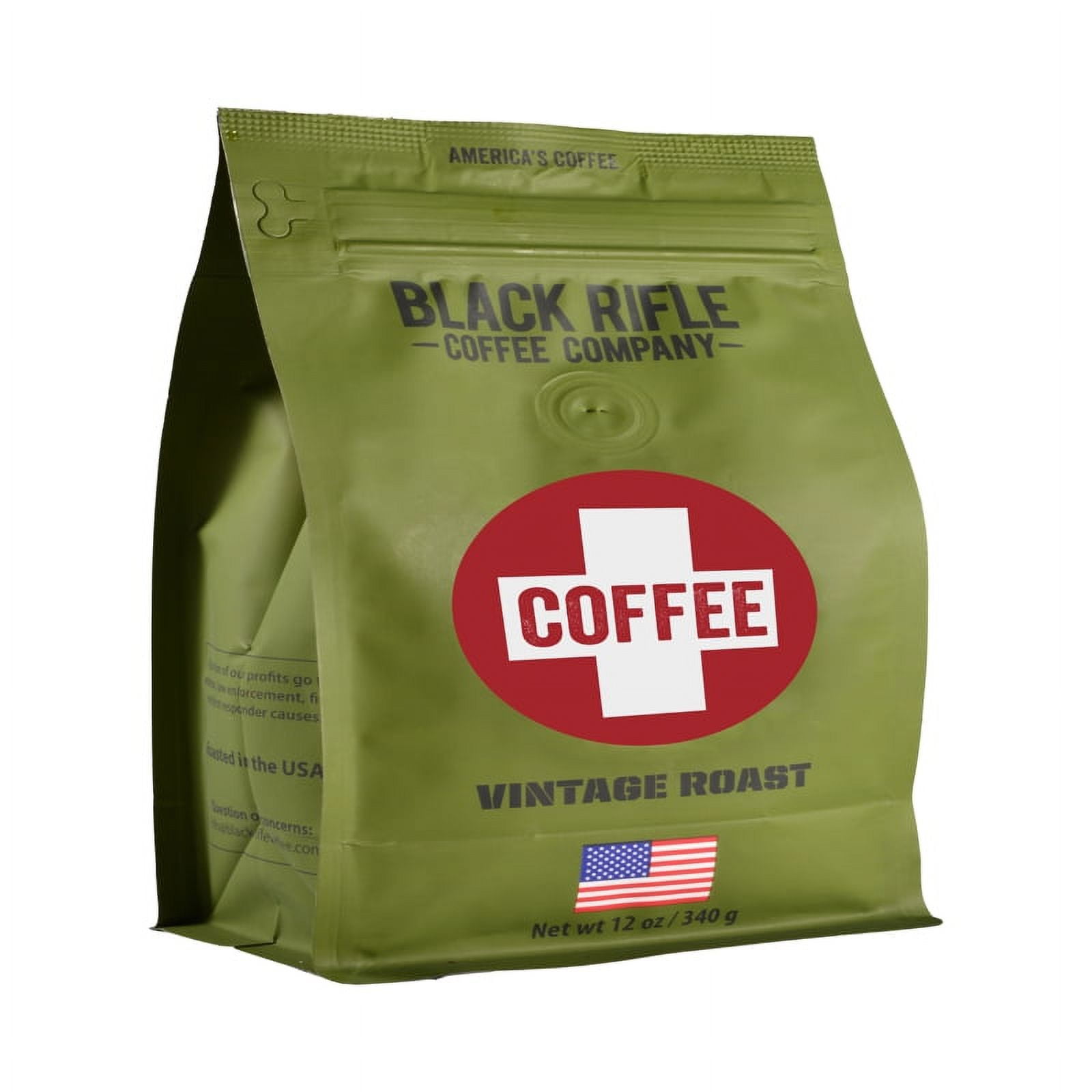 Black Rifle Coffee Company Vintage Roast Ground Coffee, Medium Roast ...
