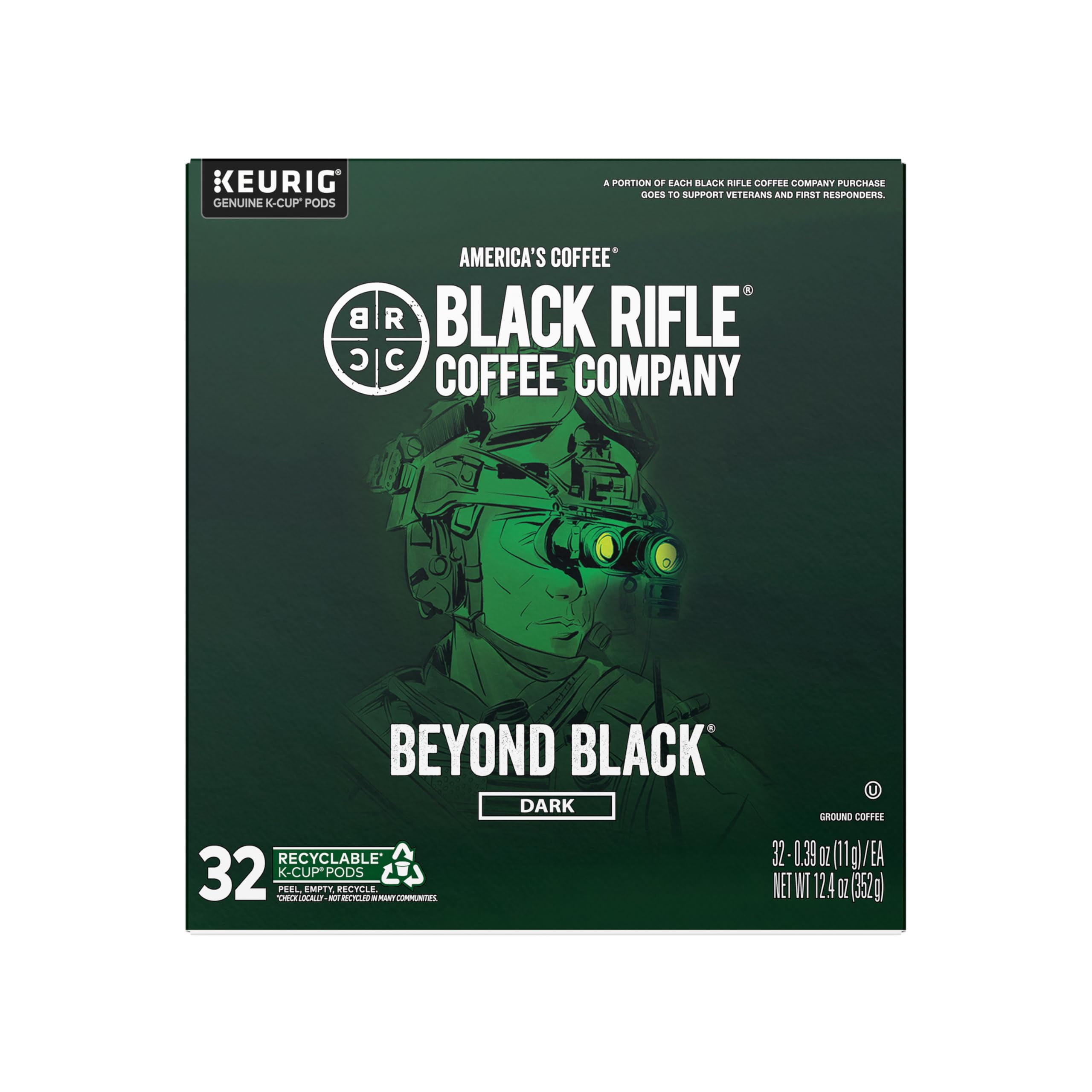Black Rifle Coffee FEV6 Company, K cups, Single Serve Coffee Pods ...