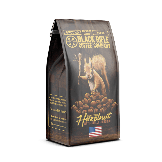 Black Rifle Coffee Hazelnut, Medium Roast, Ground Coffee, 11oz ...