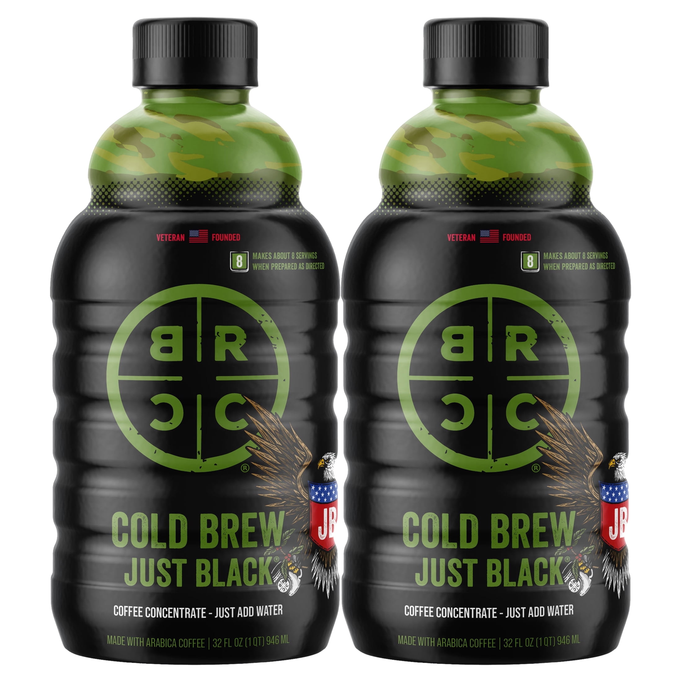 (2 pack) Black Rifle Coffee Company Just Black Cold Brew Coffee, Multi ...