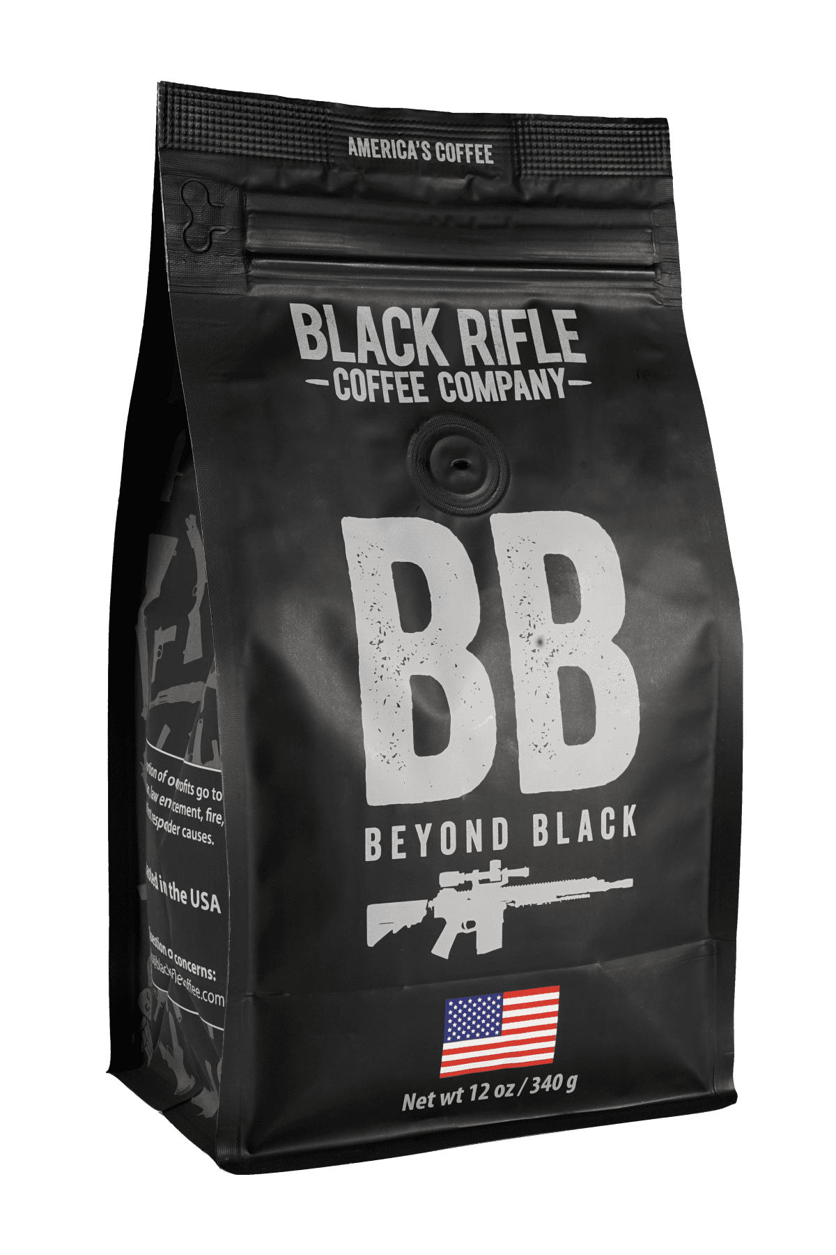 Black Rifle Coffee - Strongest Whole Bean Beyond Black Dark Roast, 12 ...