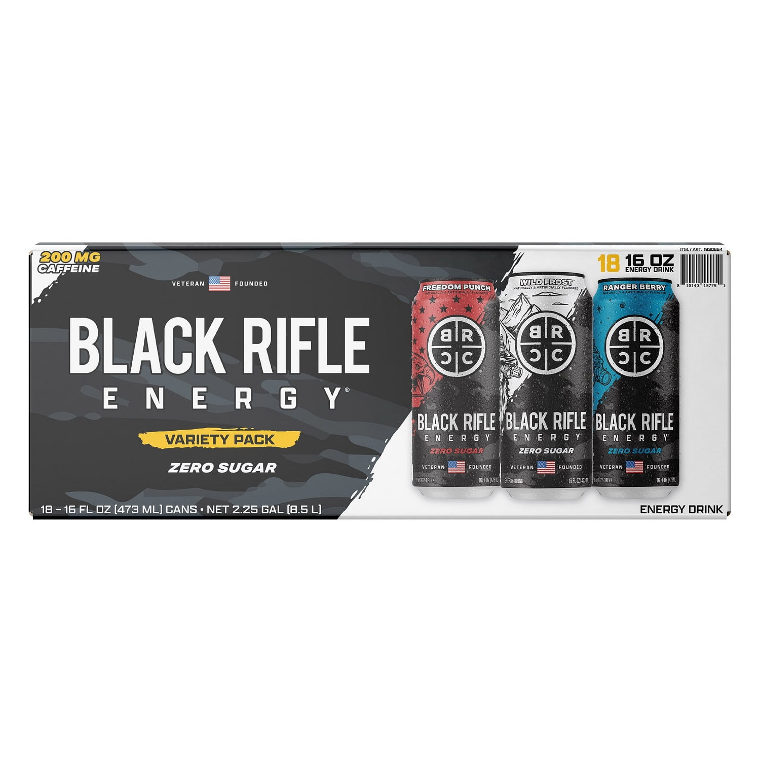 Black Rifle Energy Variety Pack, 16 Fluid Ounce (Pack of 18) - Walmart.com