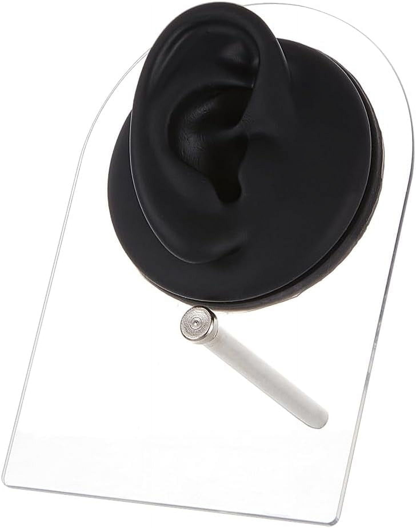 Black Right Ear Displays Model Silicone Ear Model Silicone Flexible Ear ...