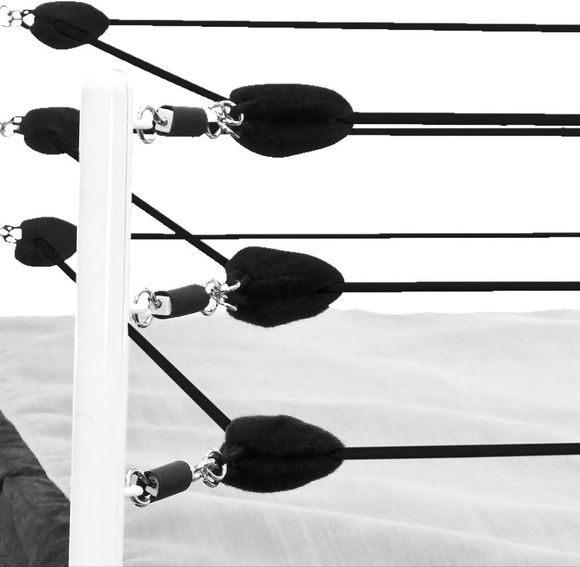 Black Ring Ropes for SMALL WWE AEW Wrestling Action Figure Rings ...